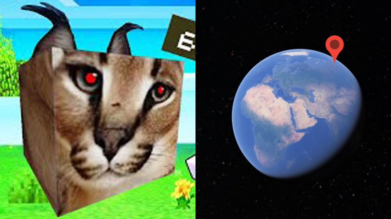 Evil Floppa In Minecraft on Google Earth! - YouTube