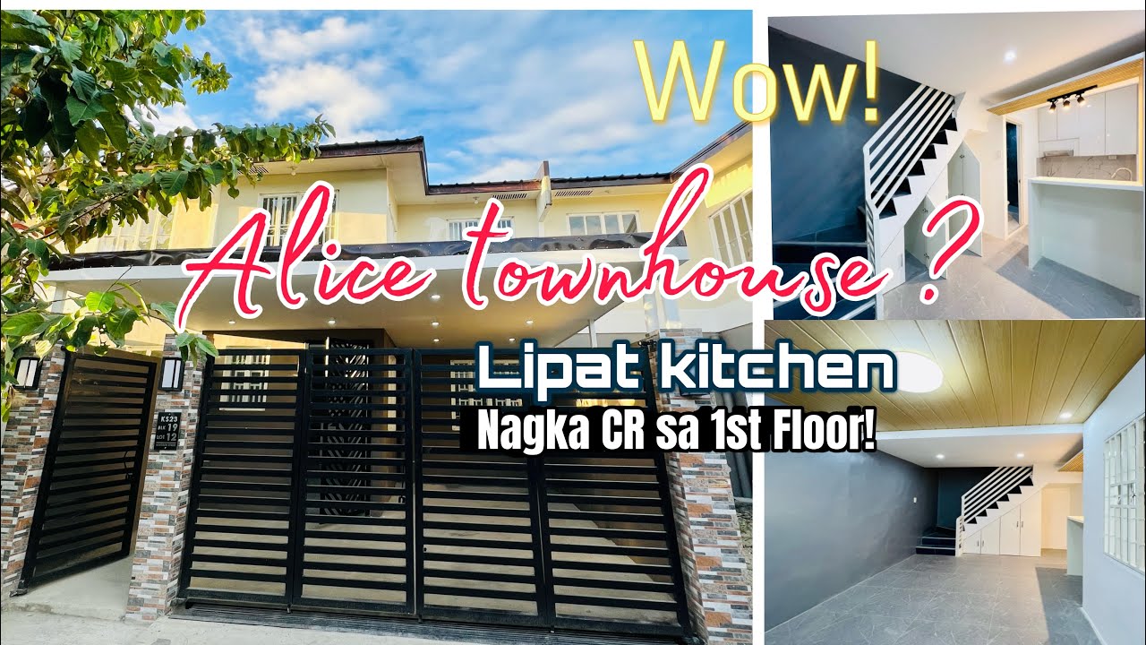 Wow! Alice townhouse Simple Renovation!NagkaCR sa 1st floor at lipat ...