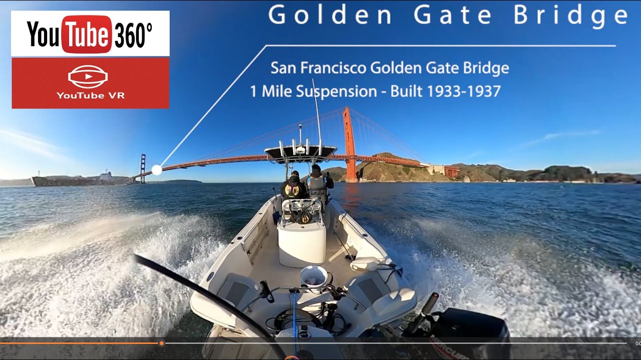 VR 360 Experience Through Golden Gate Bridge from Berkeley with Captain ...