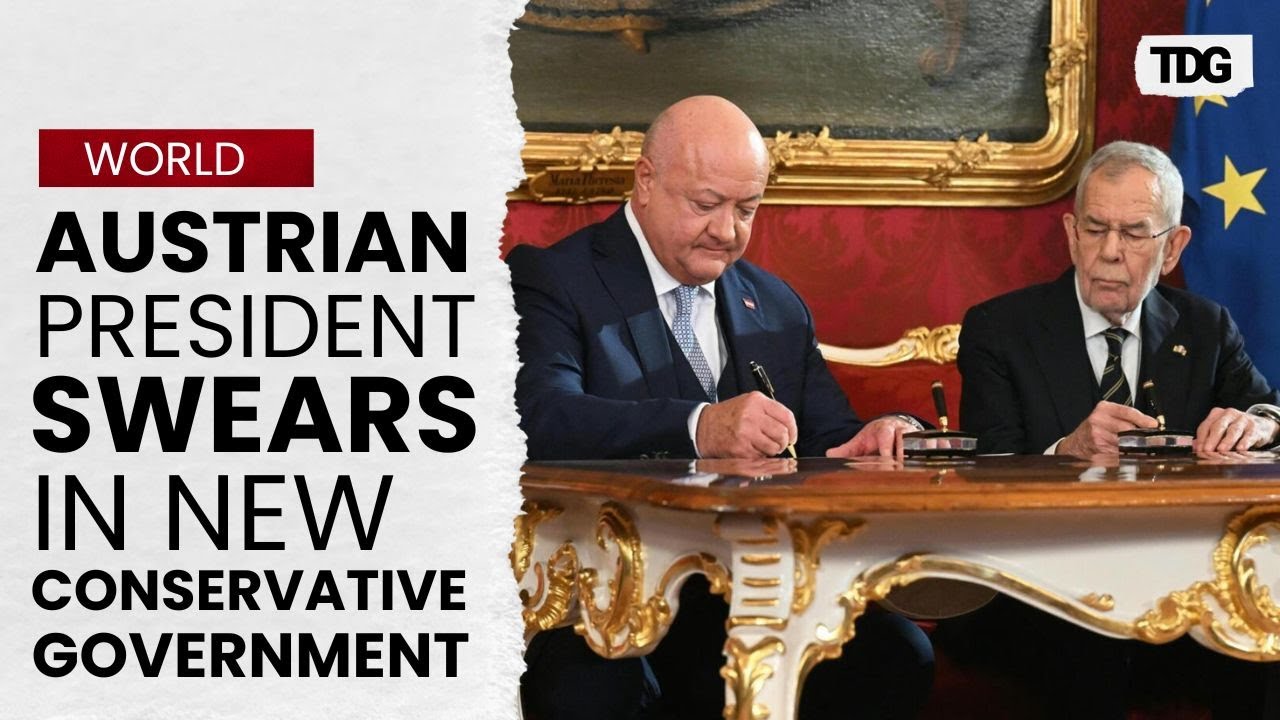 Austrian President swears in new conservative-led government | The ...