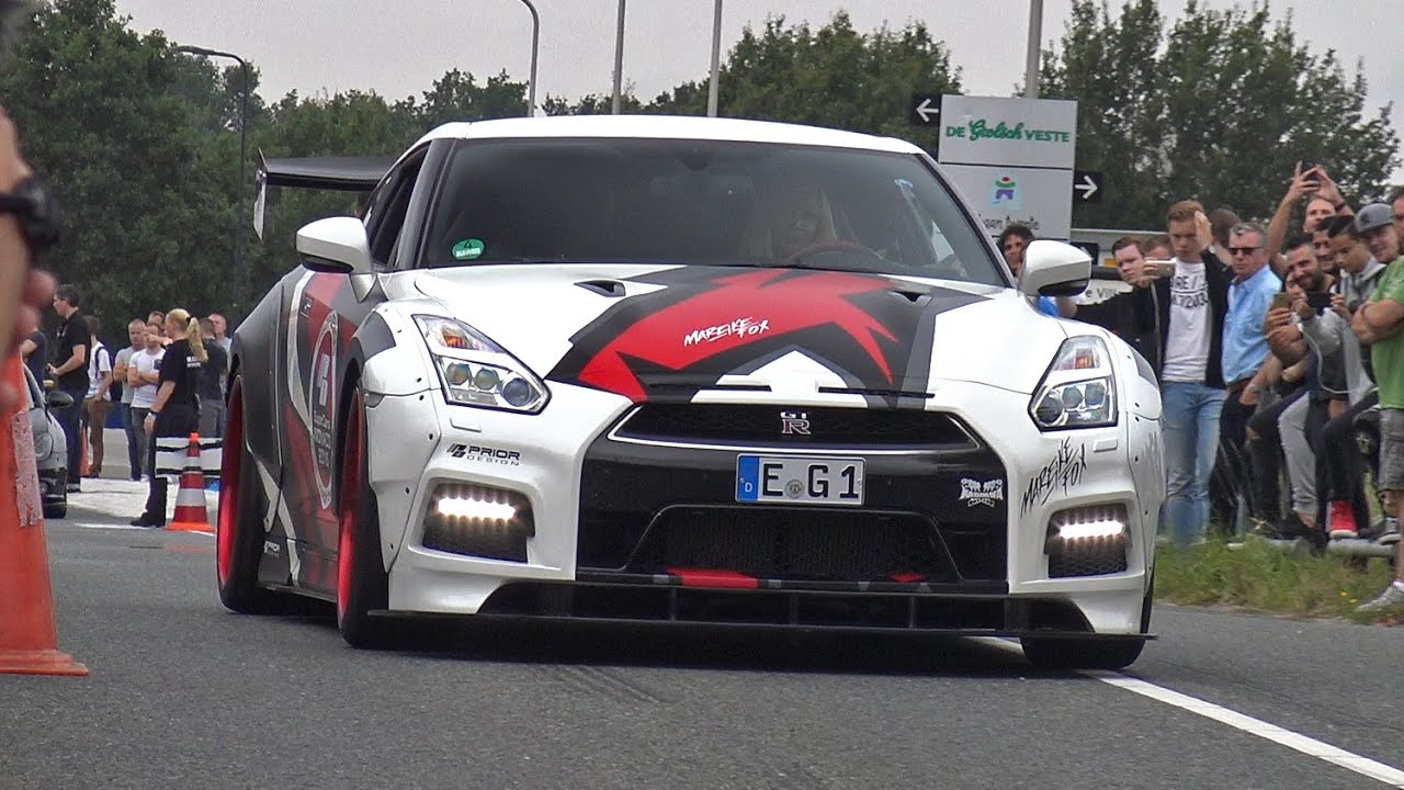 Supercars Accelerating LOUD! GT-R, 458, C63, M4 GTS, R8 V10 - YouTube