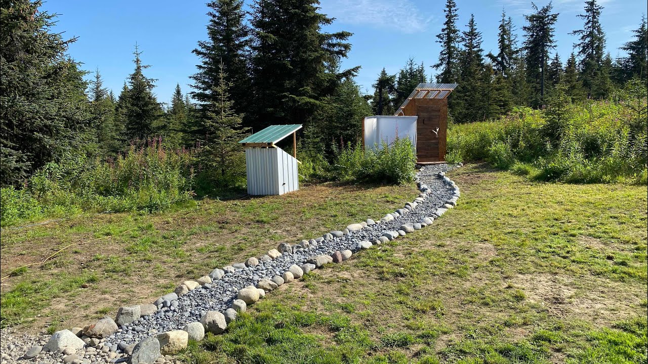 Outhouse Upgrades | Alaskan Off Grid Homestead - YouTube