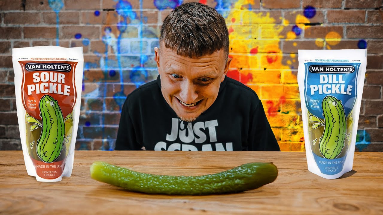 Trying The TikTok Pickle Challenge - YouTube