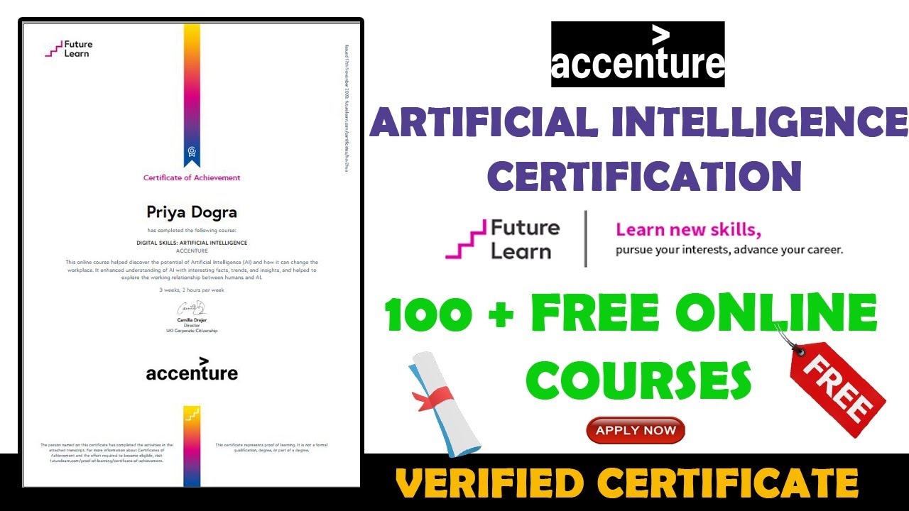 Accenture Artificial Intelligence Course Certification | Future Learn ...