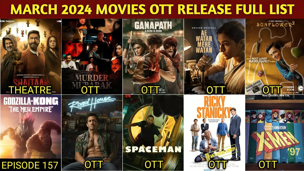 March 2024 OTT Movies & Web Series Release Update Full List | Netflix ...