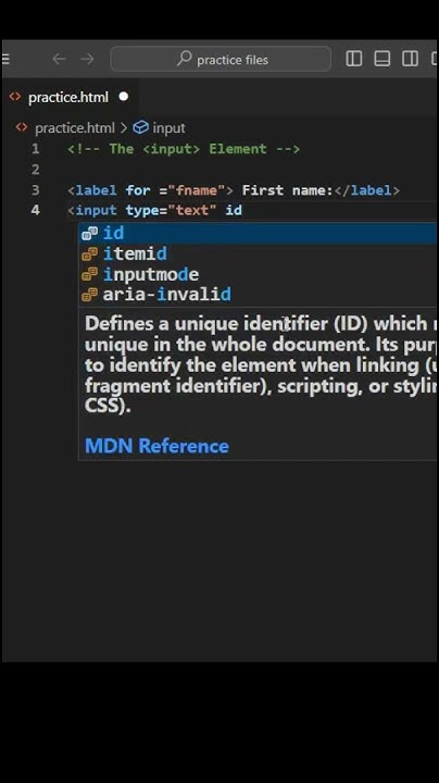 The Input Element Html Htmlbasics Html5 Coding Webdesign Webdevelopment Code Youtube 