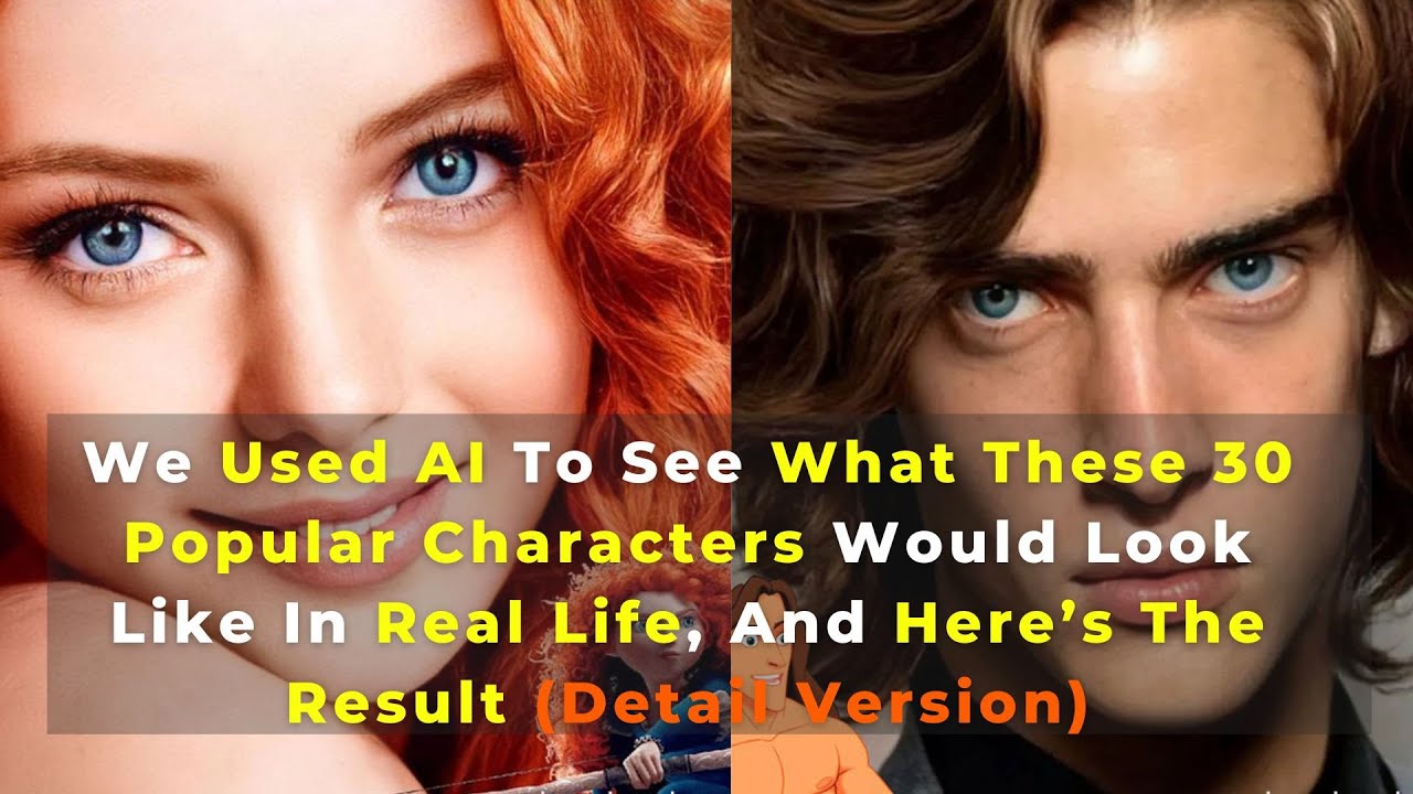 We Used AI To See What These 30 Popular Characters Would Look Like In ...