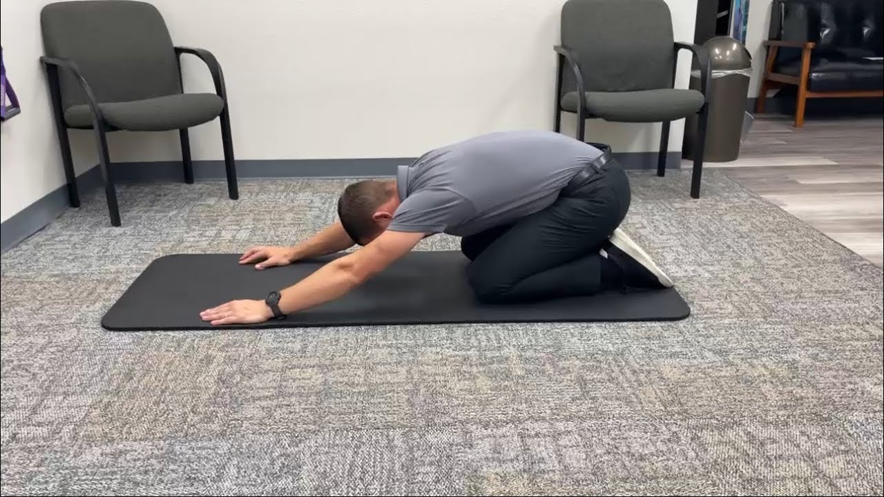 Child’s Pose Belly Breathing - YouTube
