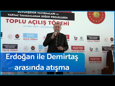 Erdoğan: Bu adam Kürt değil. Demirtaş: \