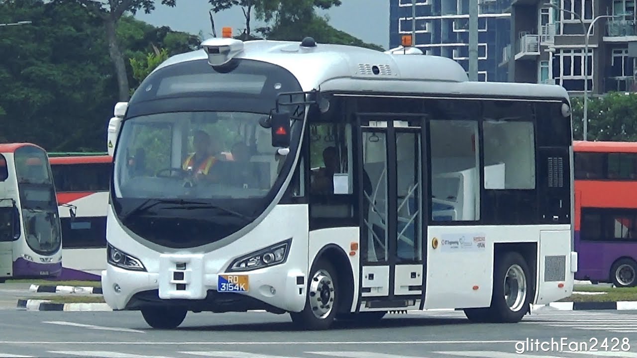 [SBST] A look inside the ST Autonomous Mini Bus - RD3154K - YouTube