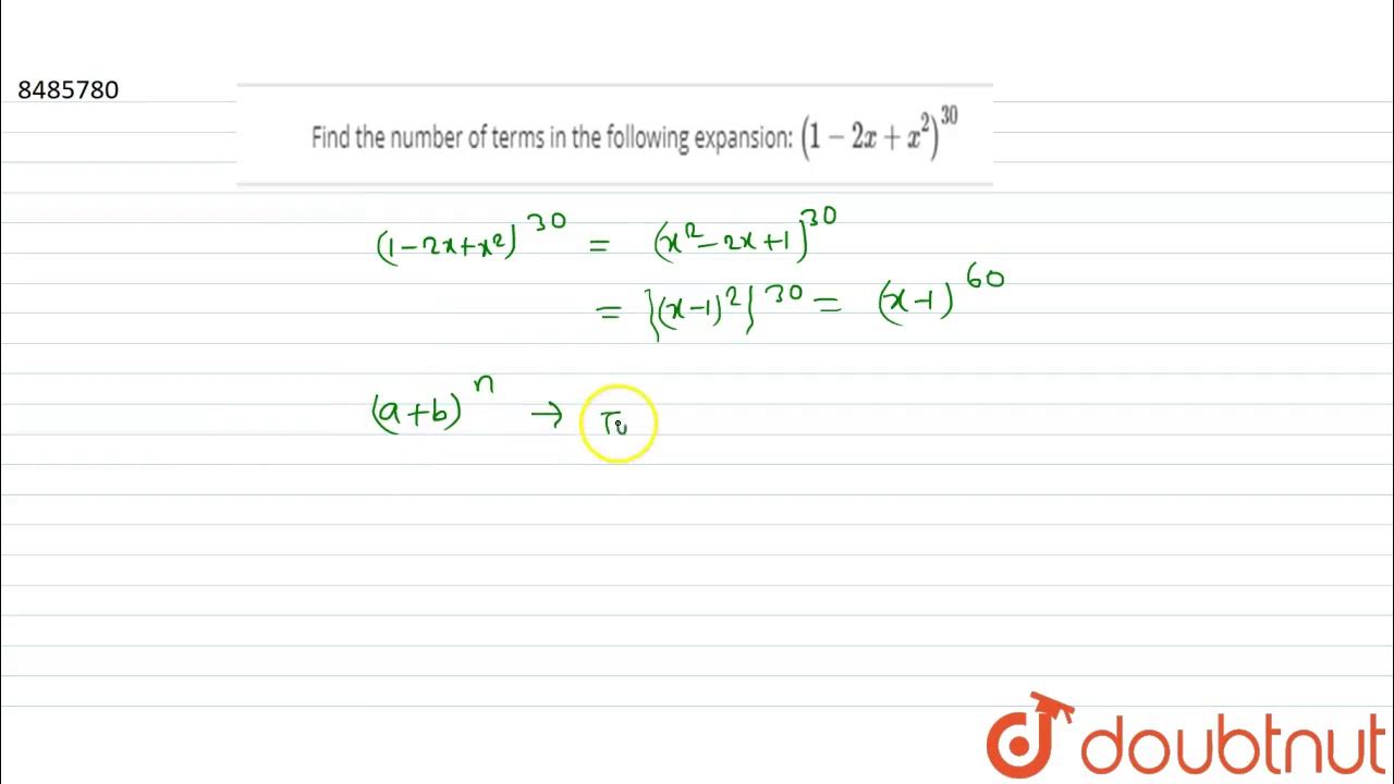 Find The Number Of Terms In The Following Expansion 1 2x x 2 30 find-the-number-of-terms-in-the-following-expansion-1-2x-x-2-30