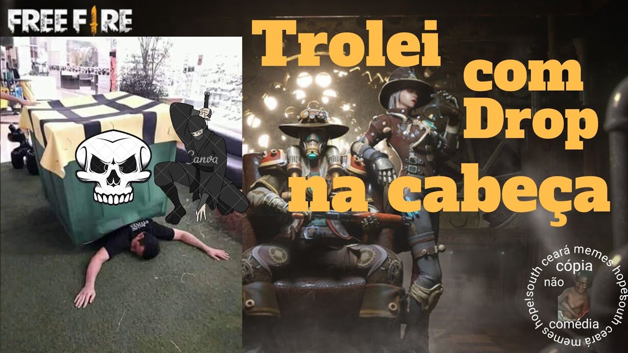 #memes #trolei #zueira Trolei meu amigo com drop na cabeça!!! - YouTube