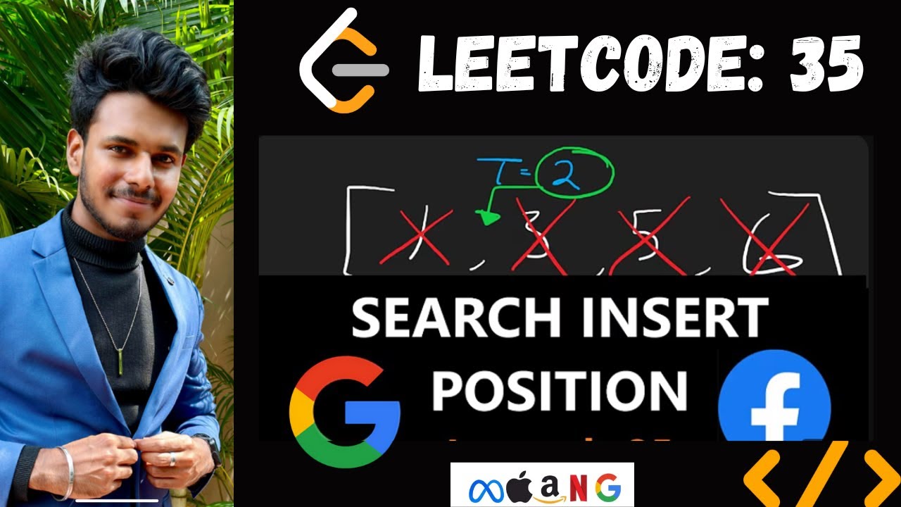 Leetcode 35 Search Insert Position - YouTube Leetcode 35 Search Insert Position - YouTube