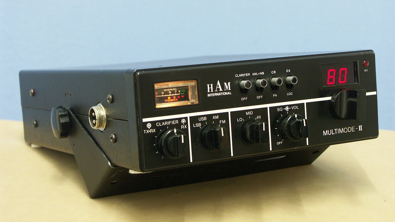 HAM International MULTIMODE II, CB-/HAM-radio - YouTube