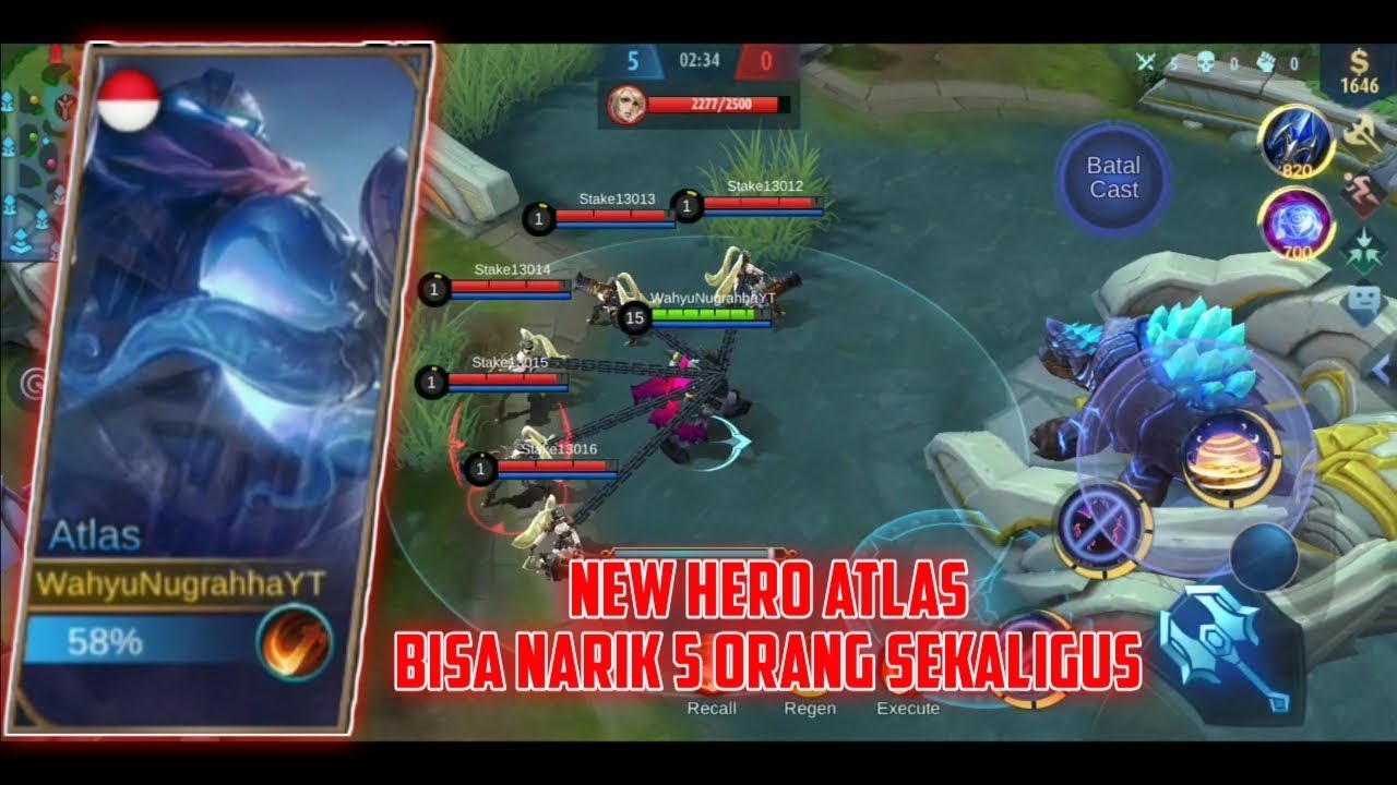 NEW HERO ATLAS MOBILE LEGENDS | UPCOMING HERO MOBILE LEGENDS - YouTube