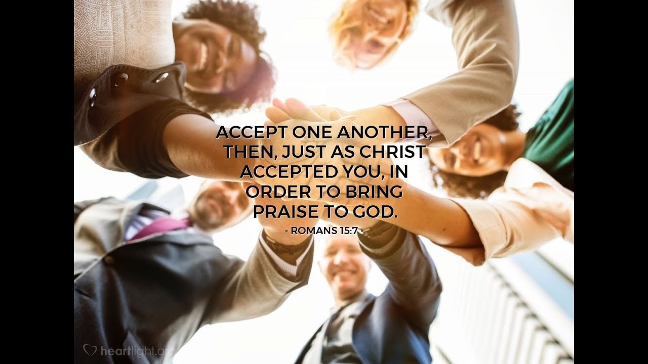 Accept One Another - YouTube