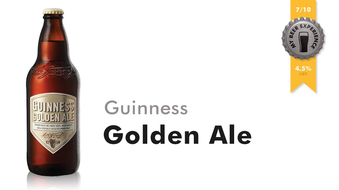 Guinness - Golden Ale (video review) - YouTube