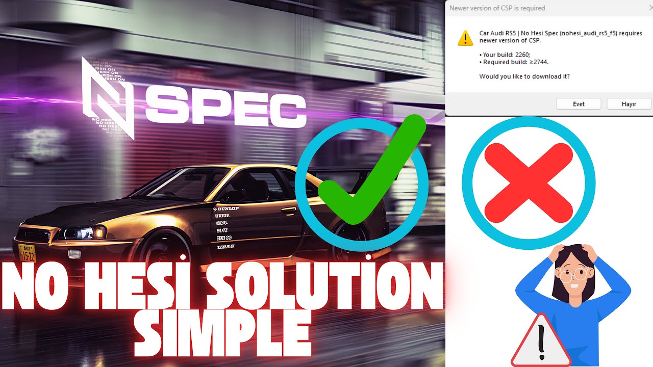 No Hesi Not Working Solution Assetto Corsa - YouTube
