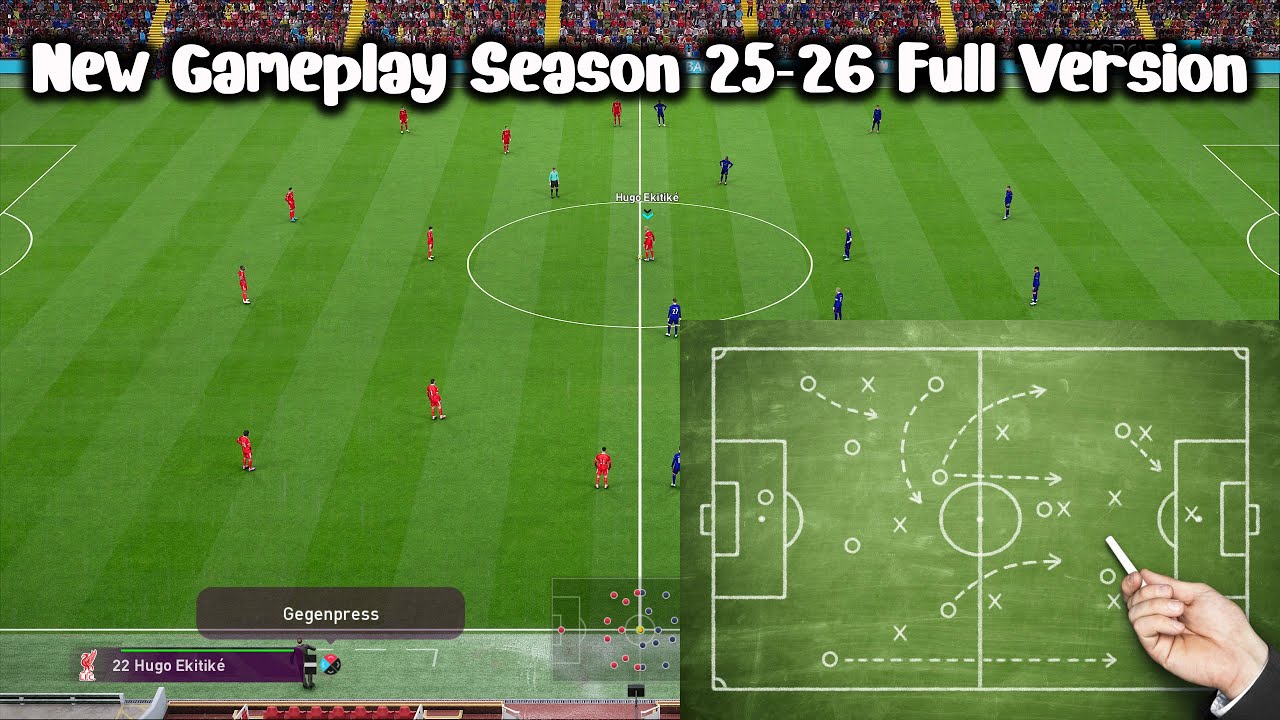 New Gameplay Season 25-26 Full Version - PES 2021 & Football Life 2025 ...