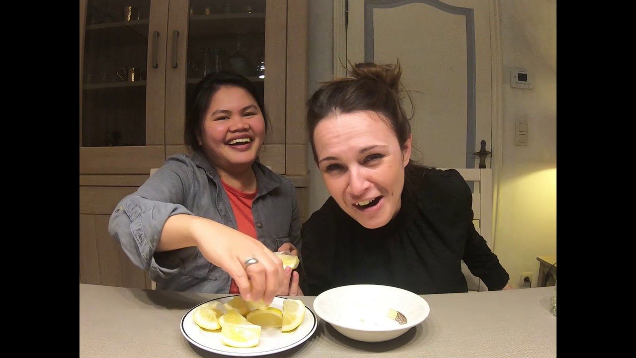 Lemon Challenge with my best friend - YouTube