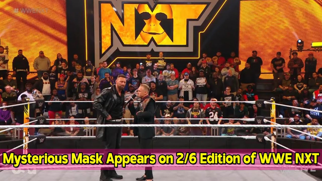 Mysterious Mask Appears on 2/6 Edition of WWE NXT - YouTube
