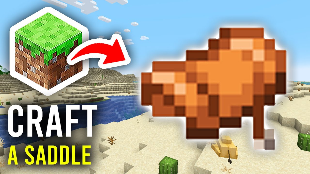 How To Craft A Saddle In Minecraft - Full Guide - YouTube