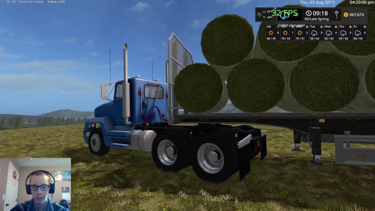 FS17 Central Valley Haulin Hay PT-2 - YouTube