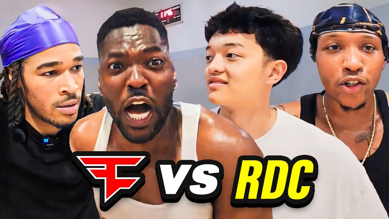 FaZe Clan VS RDCWorld 3V3 Basketball.. - YouTube