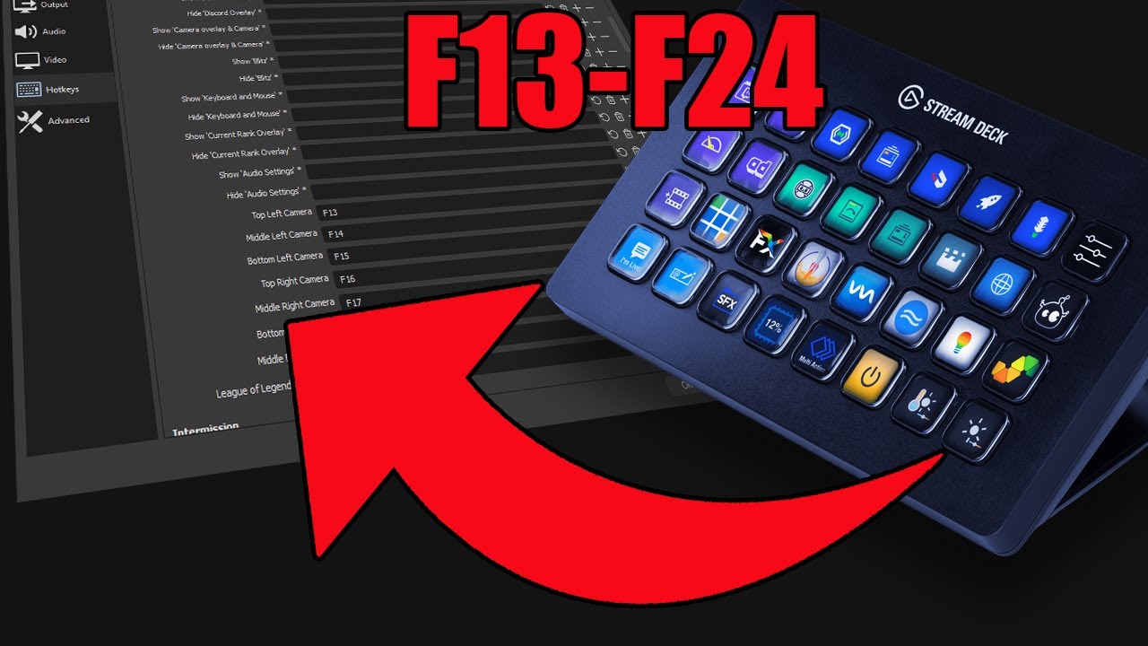 Any Way To Use F13 F24 Keys For Shortcuts Using A Stream Deck OBS Forums Any Way To Use F13 F24 Keys For Shortcuts Using A Stream Deck OBS Forums