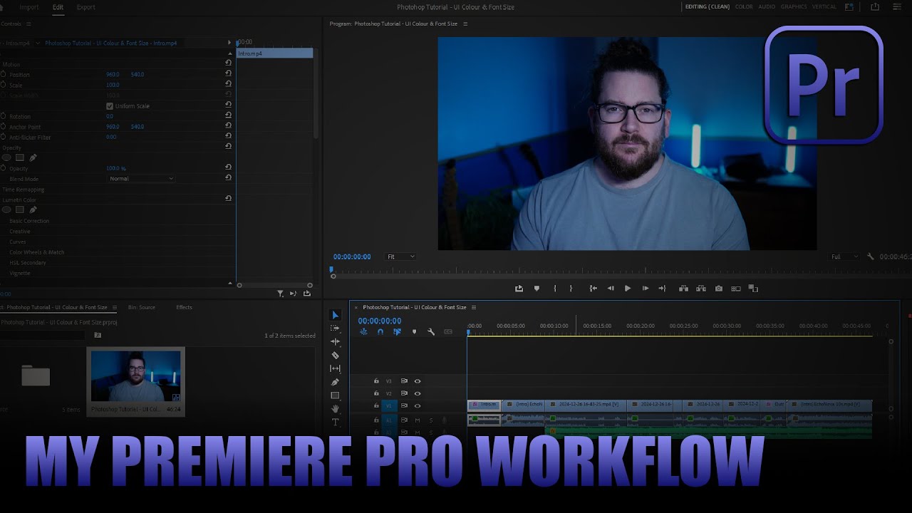 My Premiere Pro Workflow - YouTube