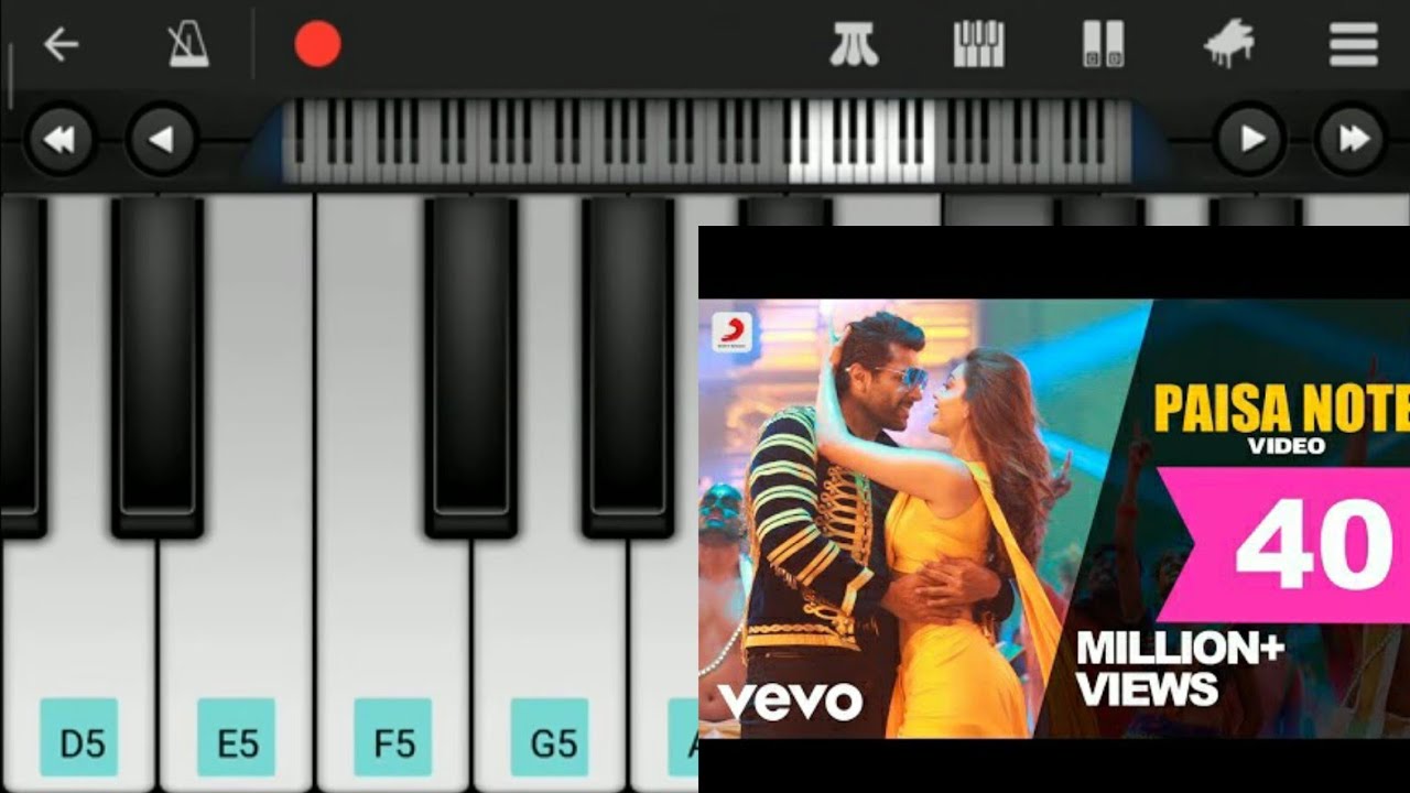 Paisa note keyboard turtorial - YouTube