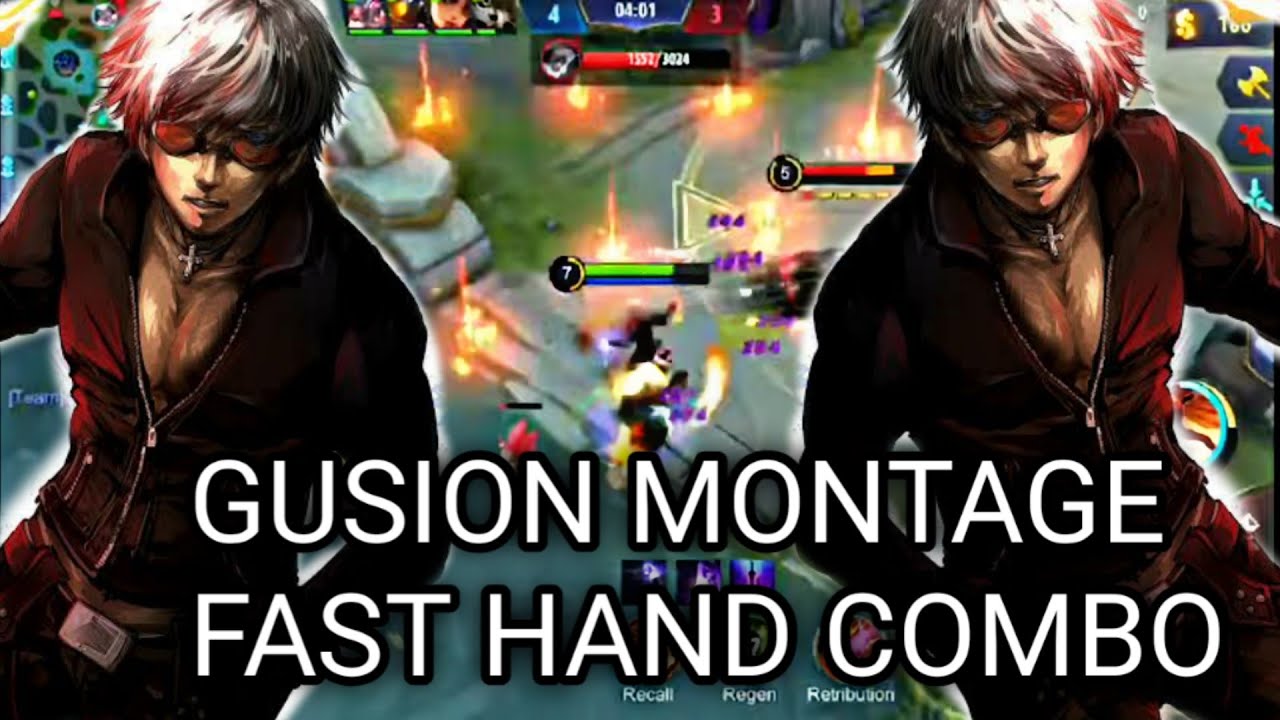 EXE.HATE GUSION GOD FAST HAND KILL MONTAGE!!MOBILE LEGENDS - YouTube