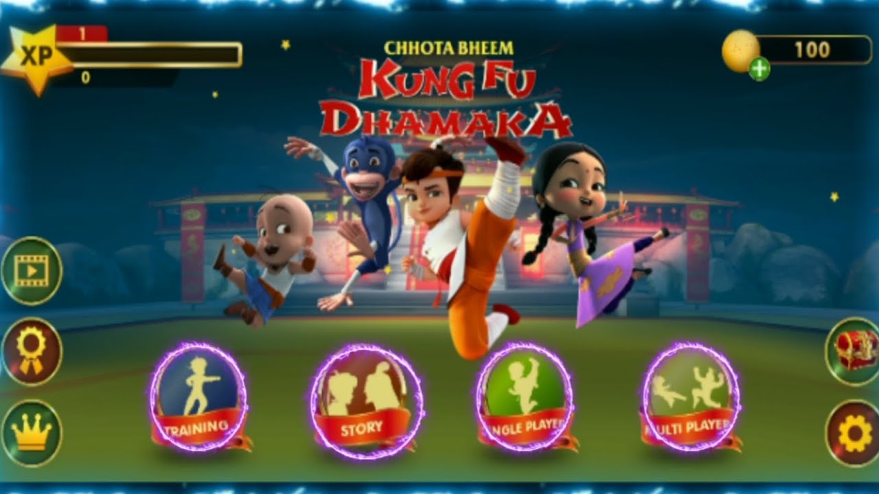 CHHOTA BHEEM KUNG FU GAME LIKE AND SUBSCRIBE - YouTube