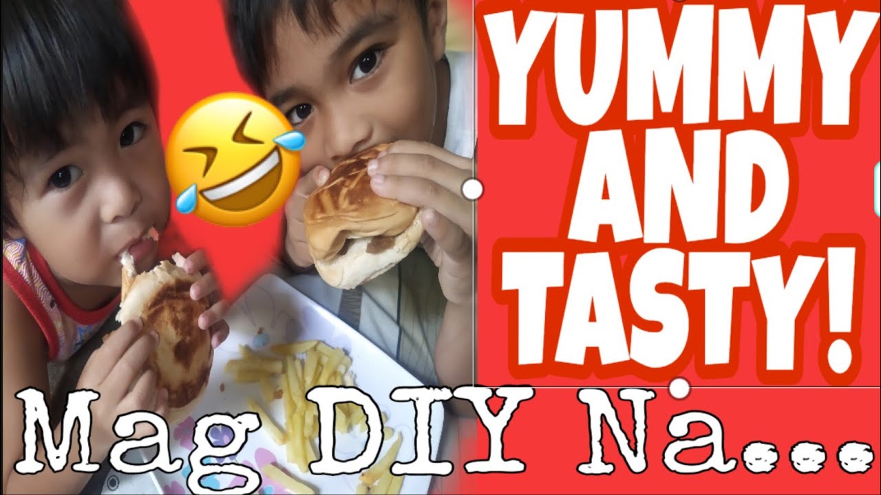 CHEESE BURGER MAKING|DIY KIDS|Chaz&Champ Stories - YouTube