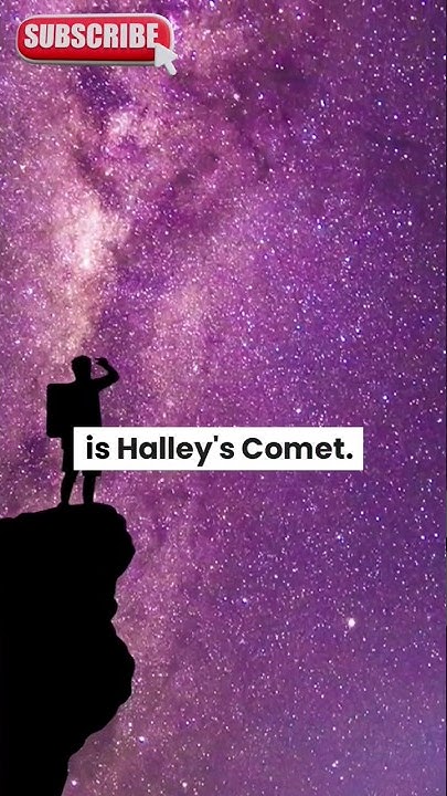 Halley's Comet...Most CAPTIVATING Comet..! #halleyscomet #nasa #space # ...