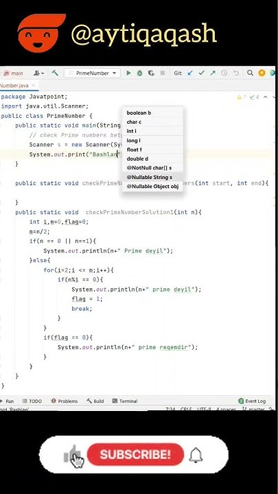 Sadə ədədlər interval arasında. Java - YouTube