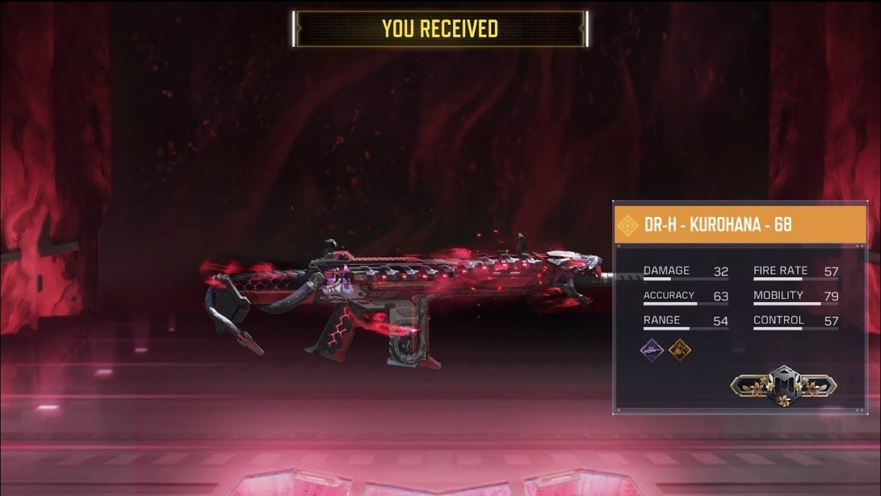*Free* Legendary Dr-h 68 in COD MOBILE | Kurohana Weapon Crate CODM ...