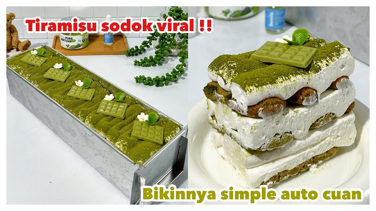 Tiramisu Sodok Matcha!! Lagi Viral Buatnya Mudah Bisa Jadi Inspirasi ...