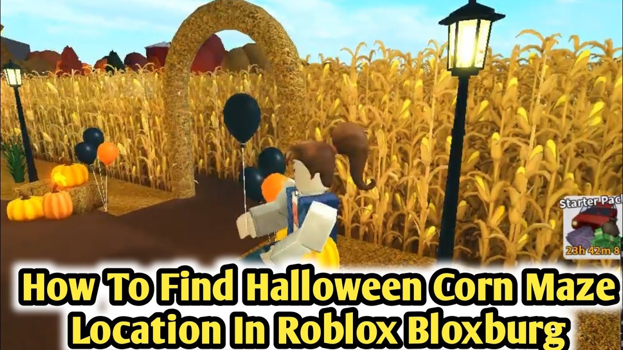 How To Find Halloween Corn Maze Location In Roblox Bloxburg | Roblox ...