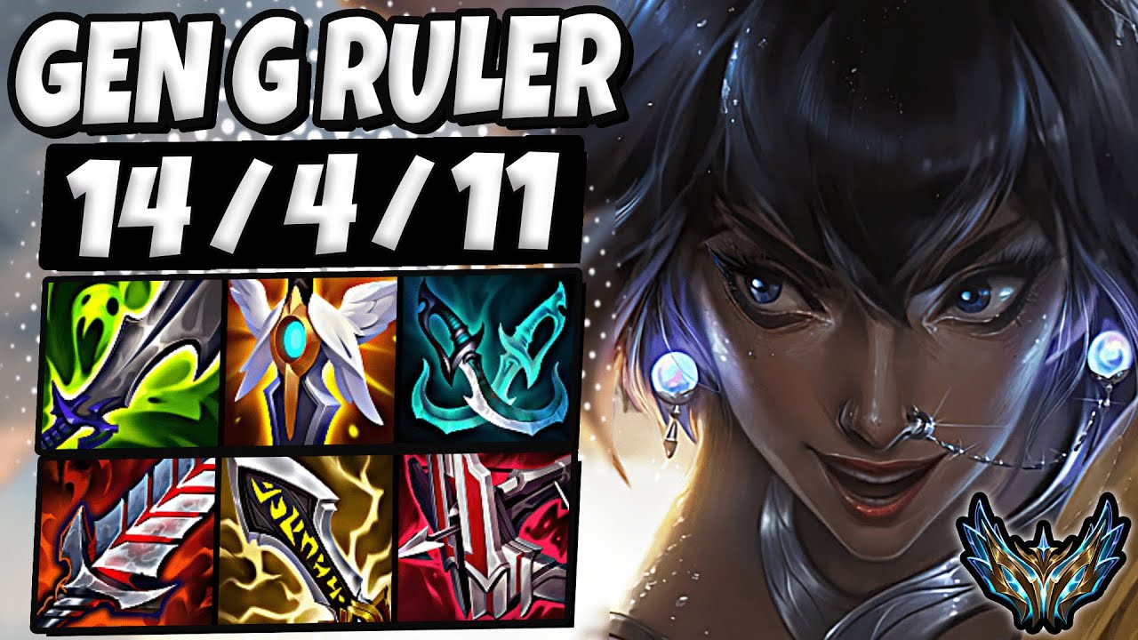 Nilah vs Samira ADC [ Gen G Ruler ] Patch 12.18 Korea Challenger - YouTube