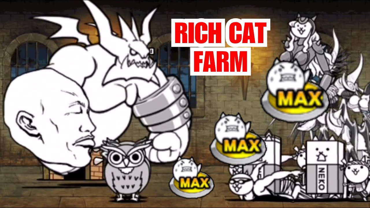 The Battle Cats - Rich Cat (VETERAN) - YouTube