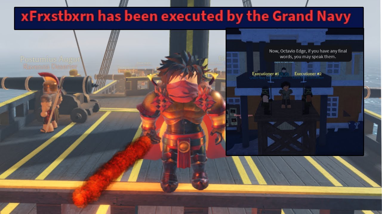 I got EXECUTED by the GRAND NAVY - Arcane Odyssey funny gameplay with ...