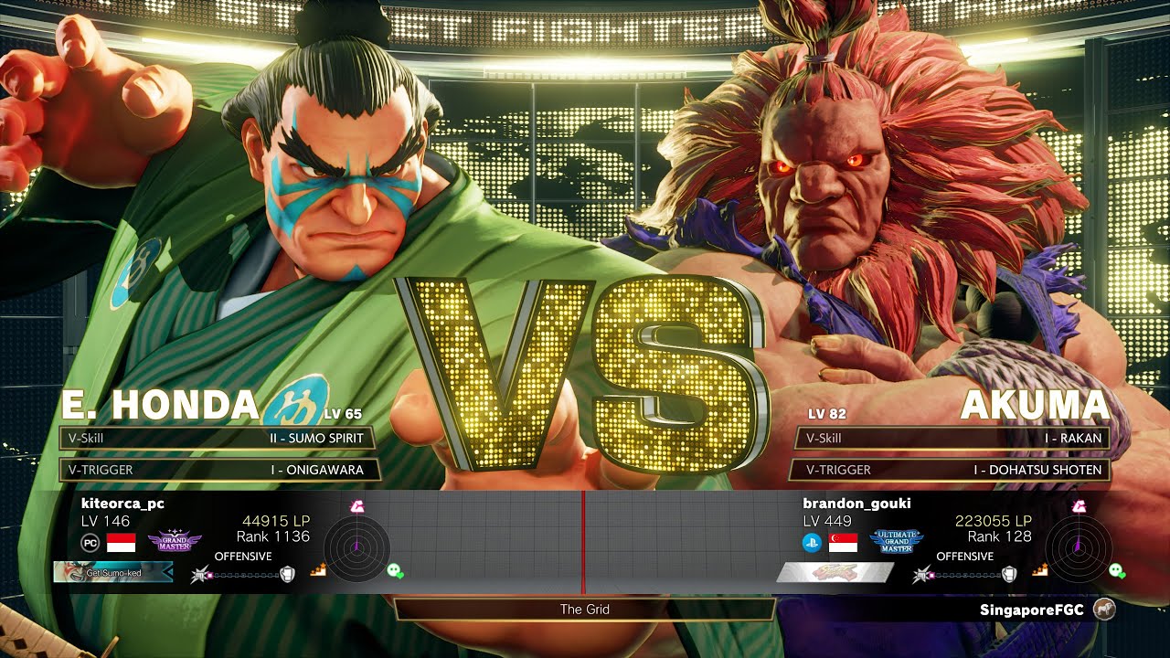 SF5 Ranked Match Compilation - KiteOrca (Grandmaster Honda) vs Brandon ...