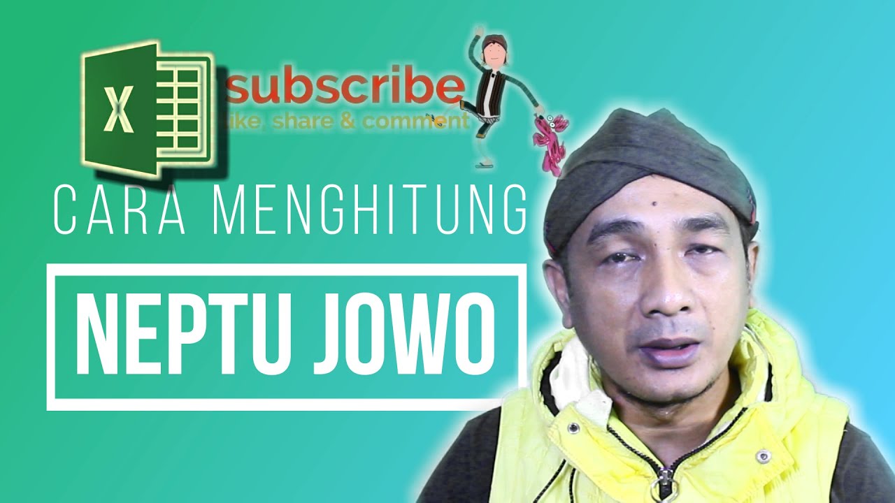 Cara Menghitung Angka "Neptu Jowo" dengan Excel - YouTube