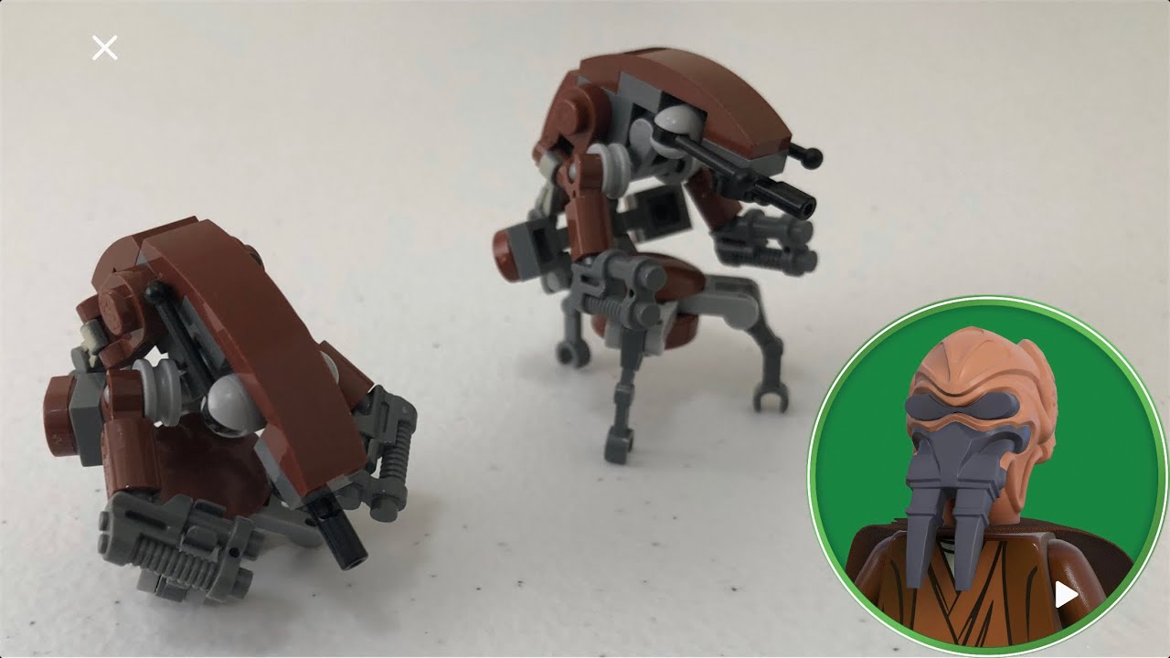 EPISODE 6: Custom LEGO Star Wars Droideka - Instructions Tutorial - YouTube