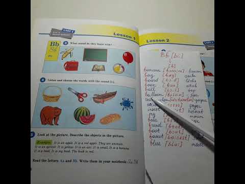 3cu sinif ingilis dili unit 1 Lesson 1 Bb