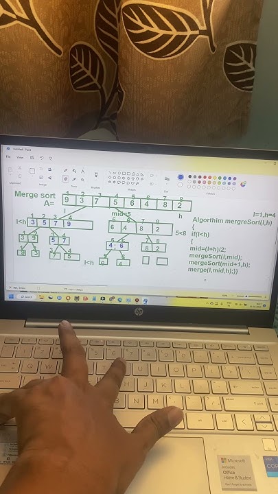 Merge Sort Divide And Conquer Algorithm Datastructure Algorithm Shorts Abdulbari Youtube