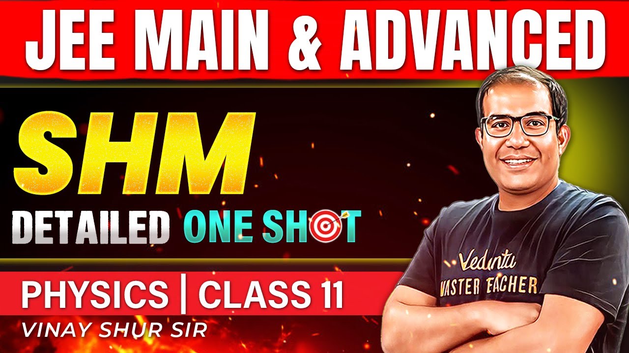 Class 11 Physics | SHM | One Shot | JEE 2025 | JEE 2026 | Vinay Shur ...