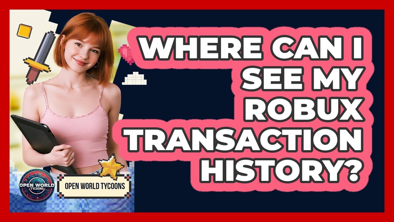 Where Can I See My Robux Transaction History? - YouTube