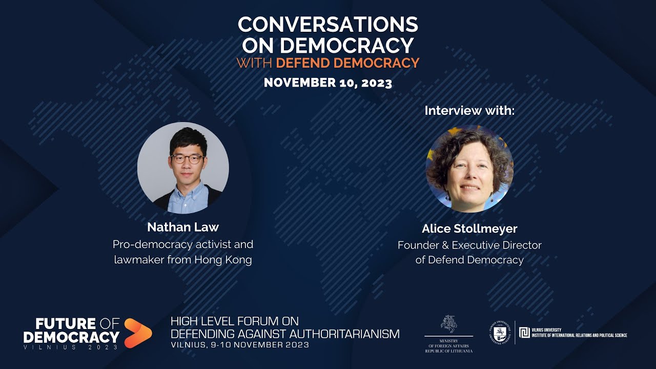 Nathan Law and Alice Stollmeyer | Conversations on Democracy 2023 - YouTube